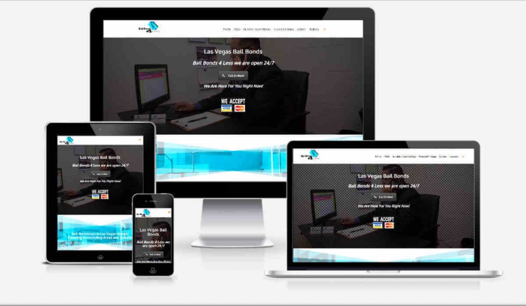 Bail Bondsman website all devices image | Digi Dezine Web Design